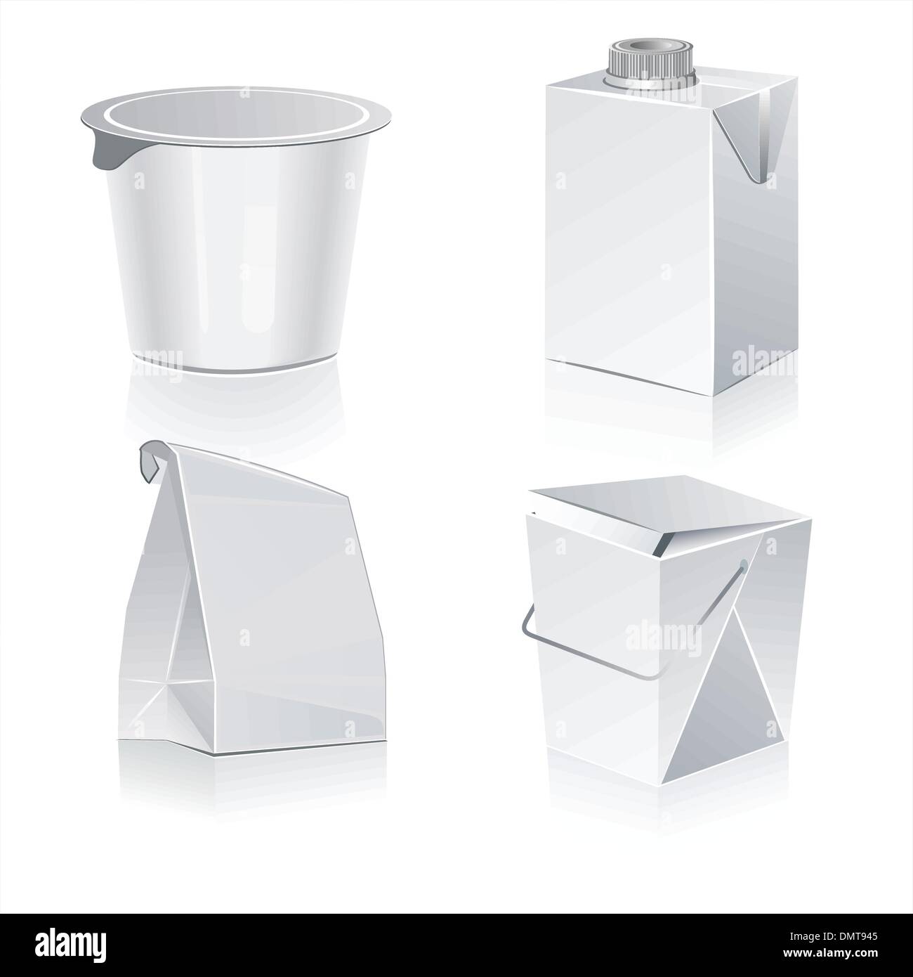 Blank packaging templates Stock Vector Images - Alamy