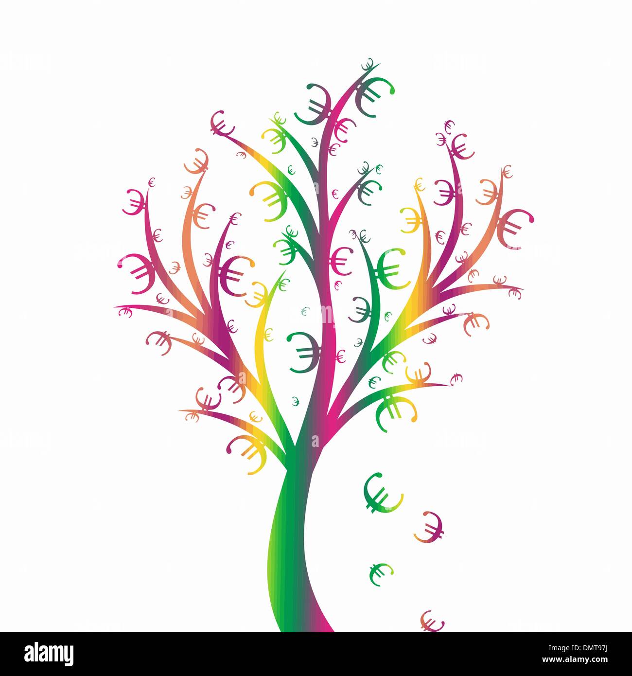 Money tree image Stock Vector Images - Alamy