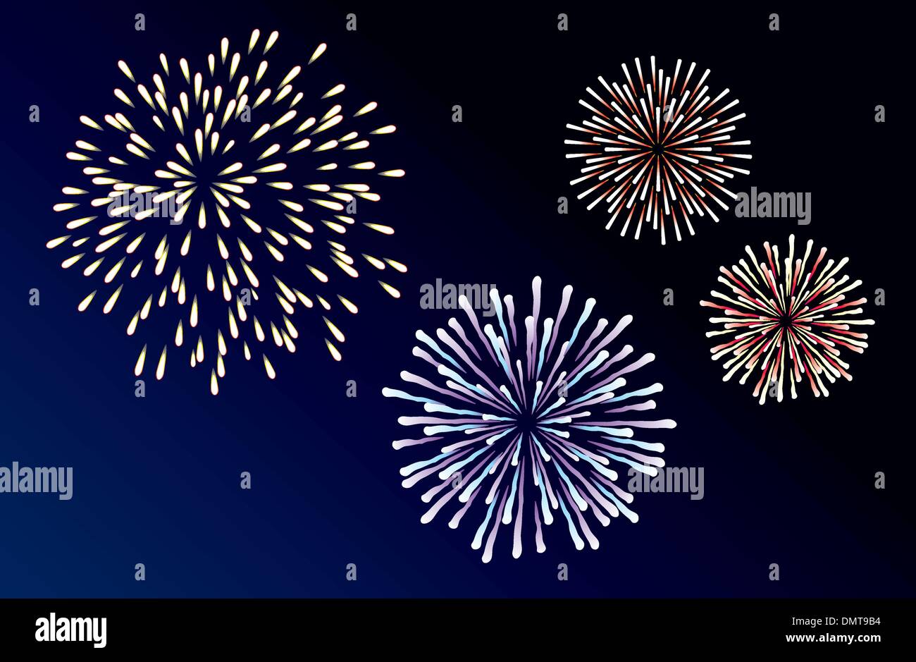 Seasonal fireworks Stock Vector Images - Alamy