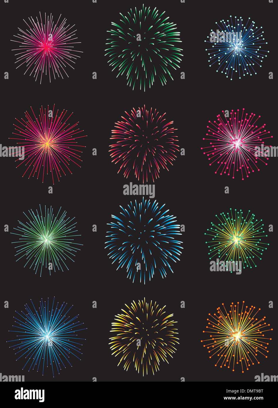 Fireworks sparkles Stock Vector Images - Alamy