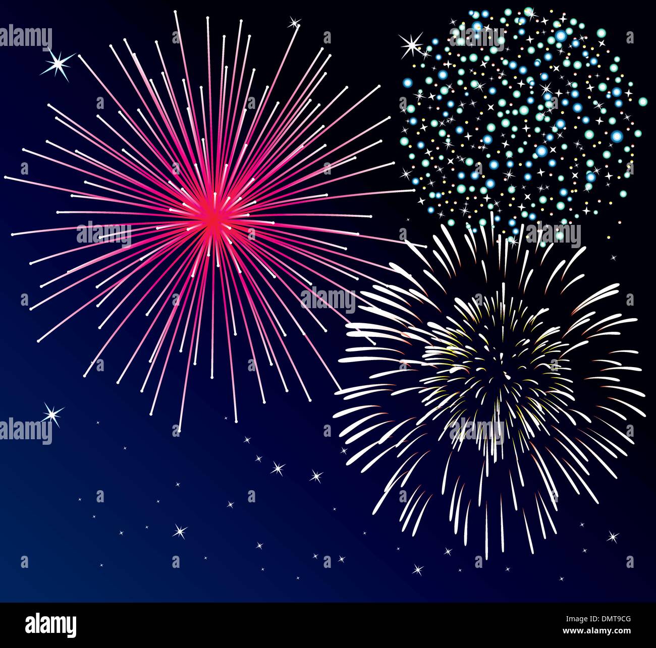 Joy fireworks Stock Vector Images - Alamy