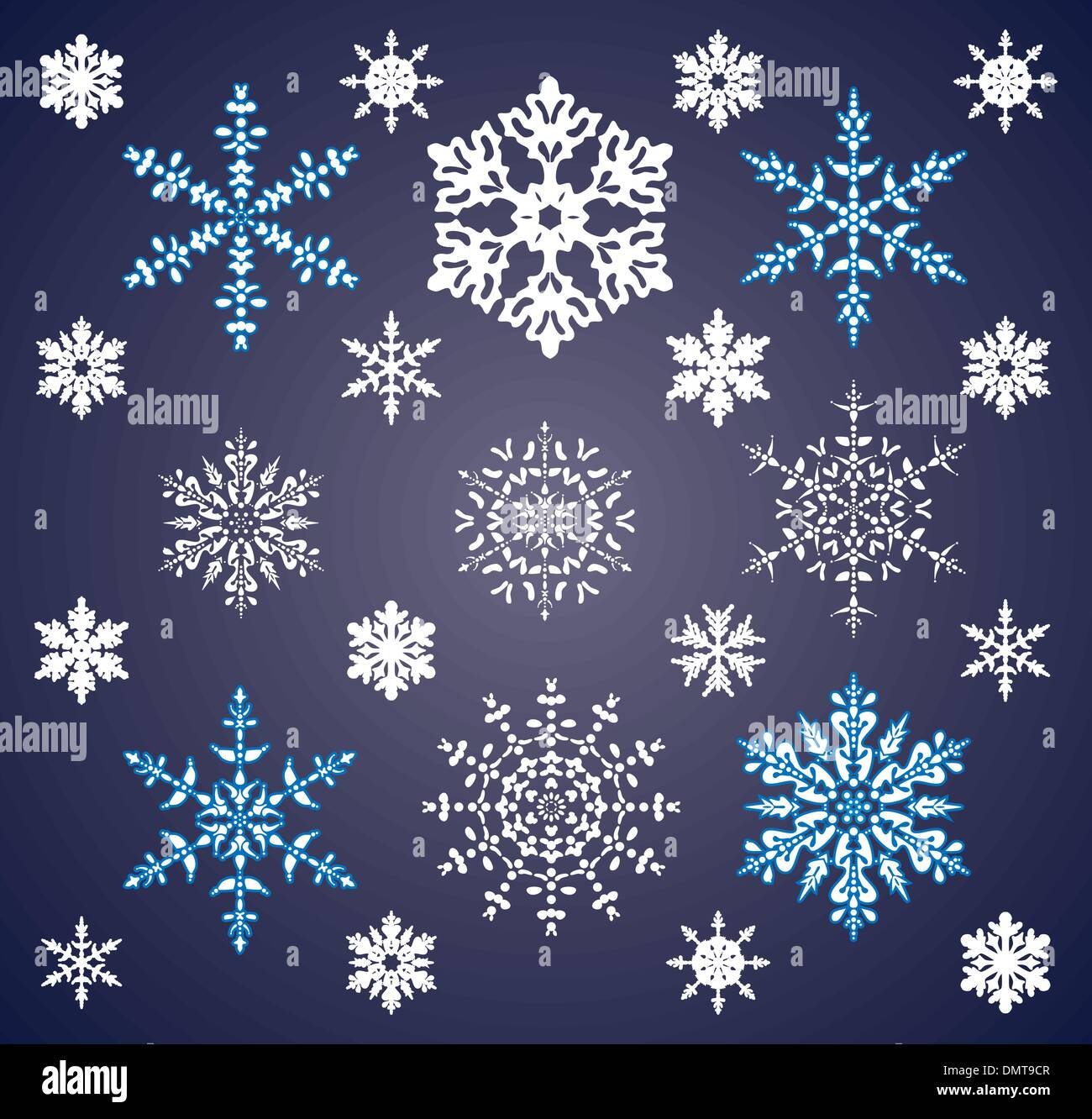 holiday background of snowflakes Stock Vector Image & Art - Alamy