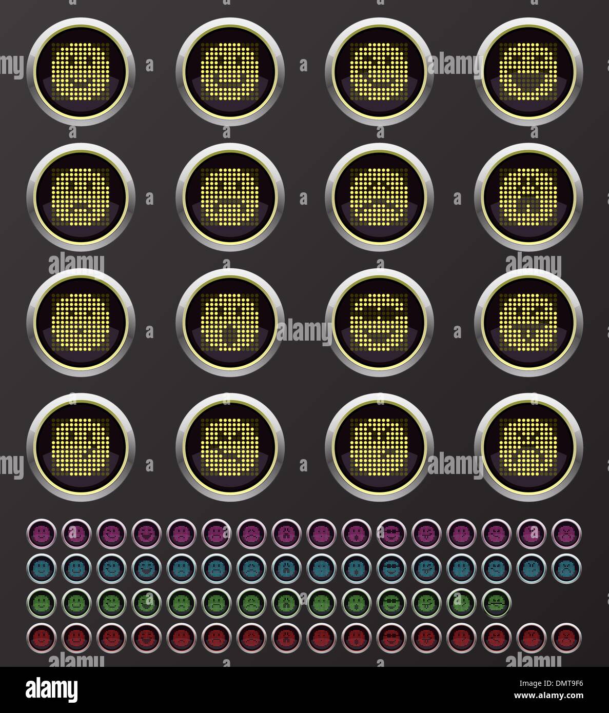 Lighting button Stock Vector Images - Alamy