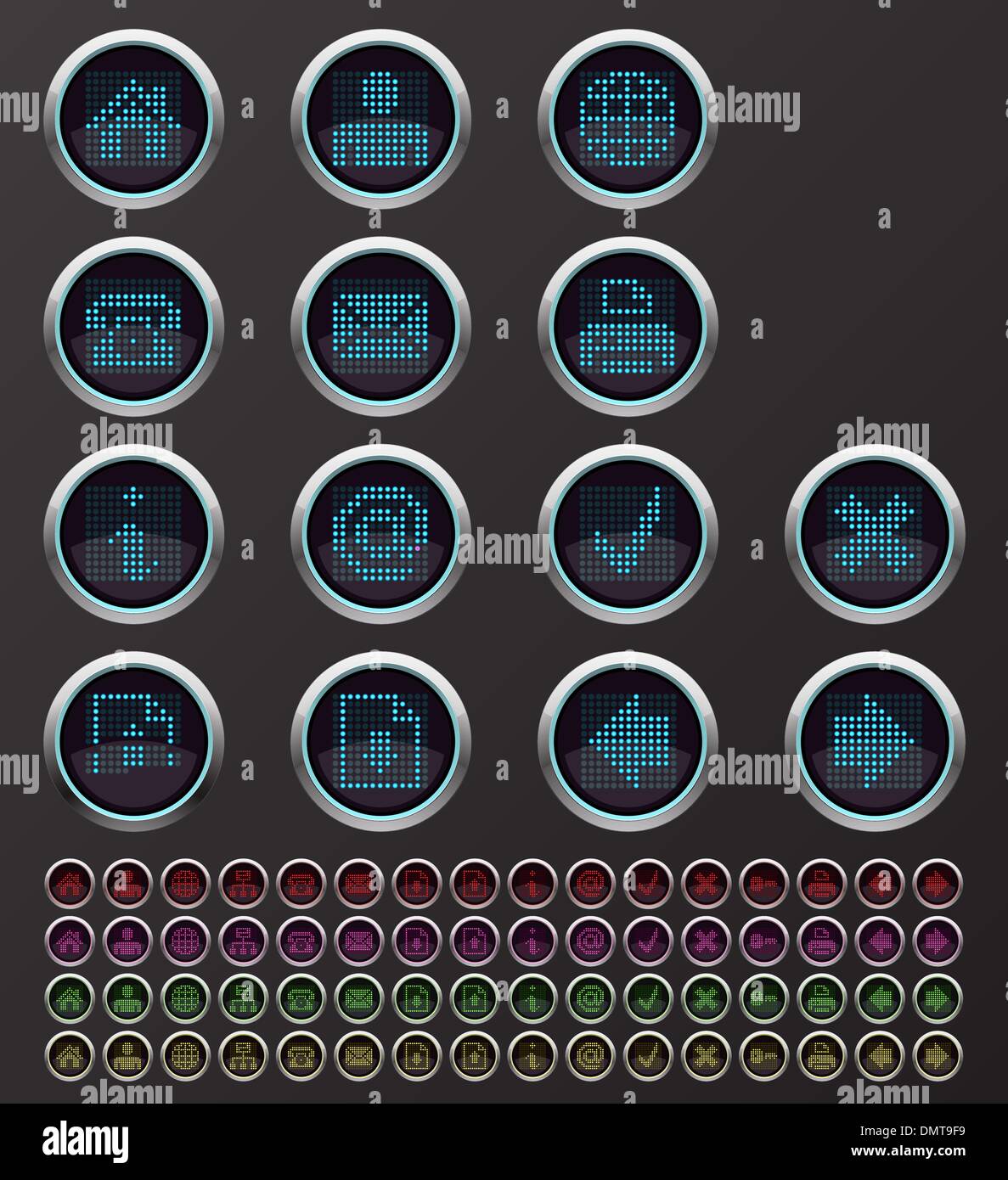 Previous next web buttons hi-res stock photography and images - Alamy