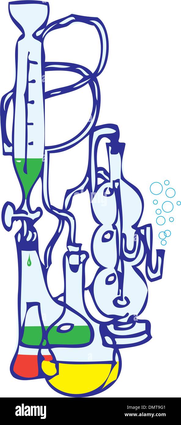 Laboratory equipment drawing hi-res stock photography and images - Alamy