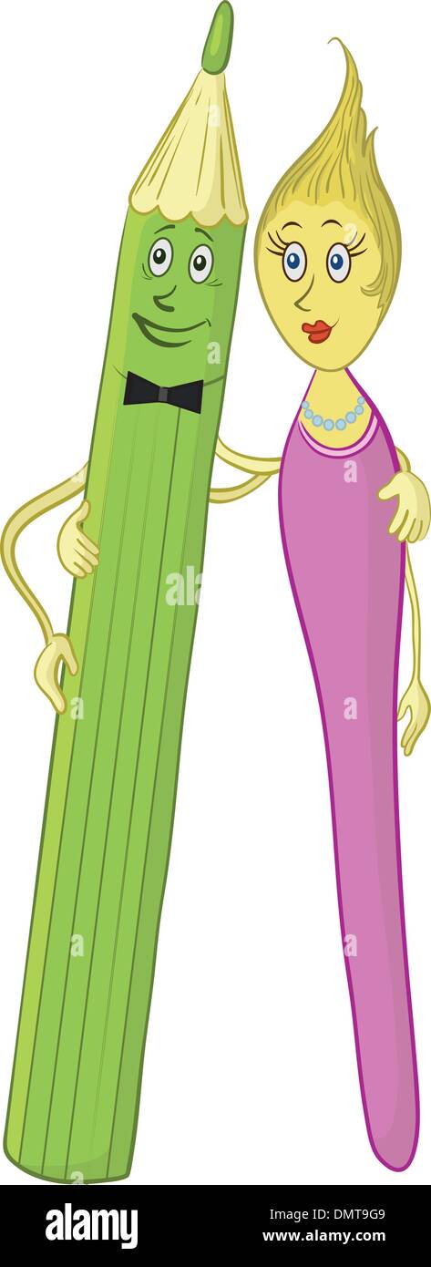 Female hand pencil drawing Stock Vector Images - Alamy