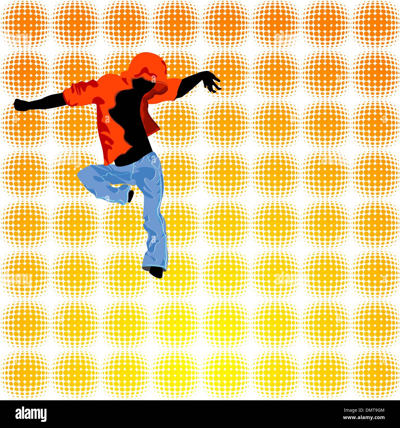 Group of male dancers Stock Vector Images - Alamy