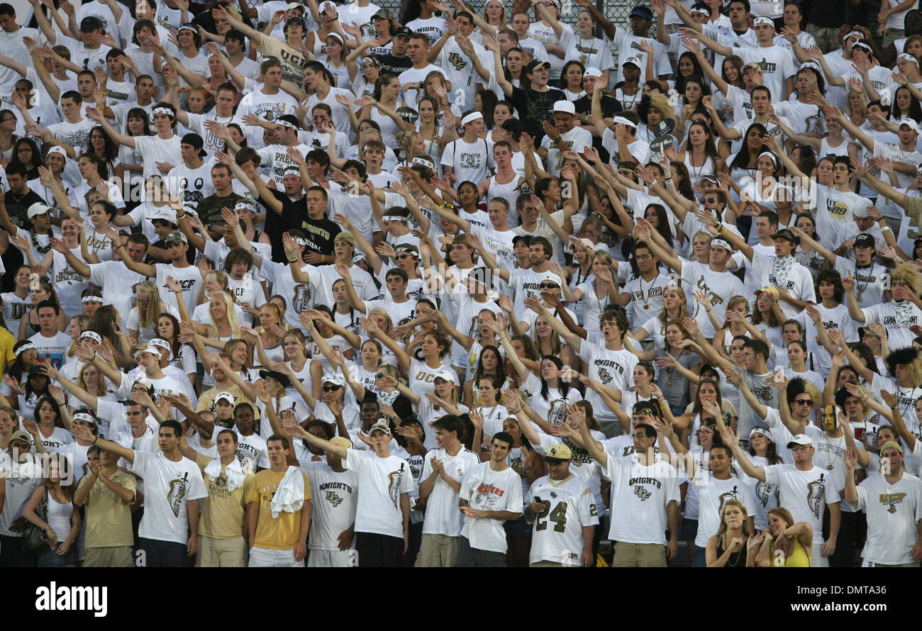 UCF Fans wave in unison during game action as the UCF Knights defeated ...