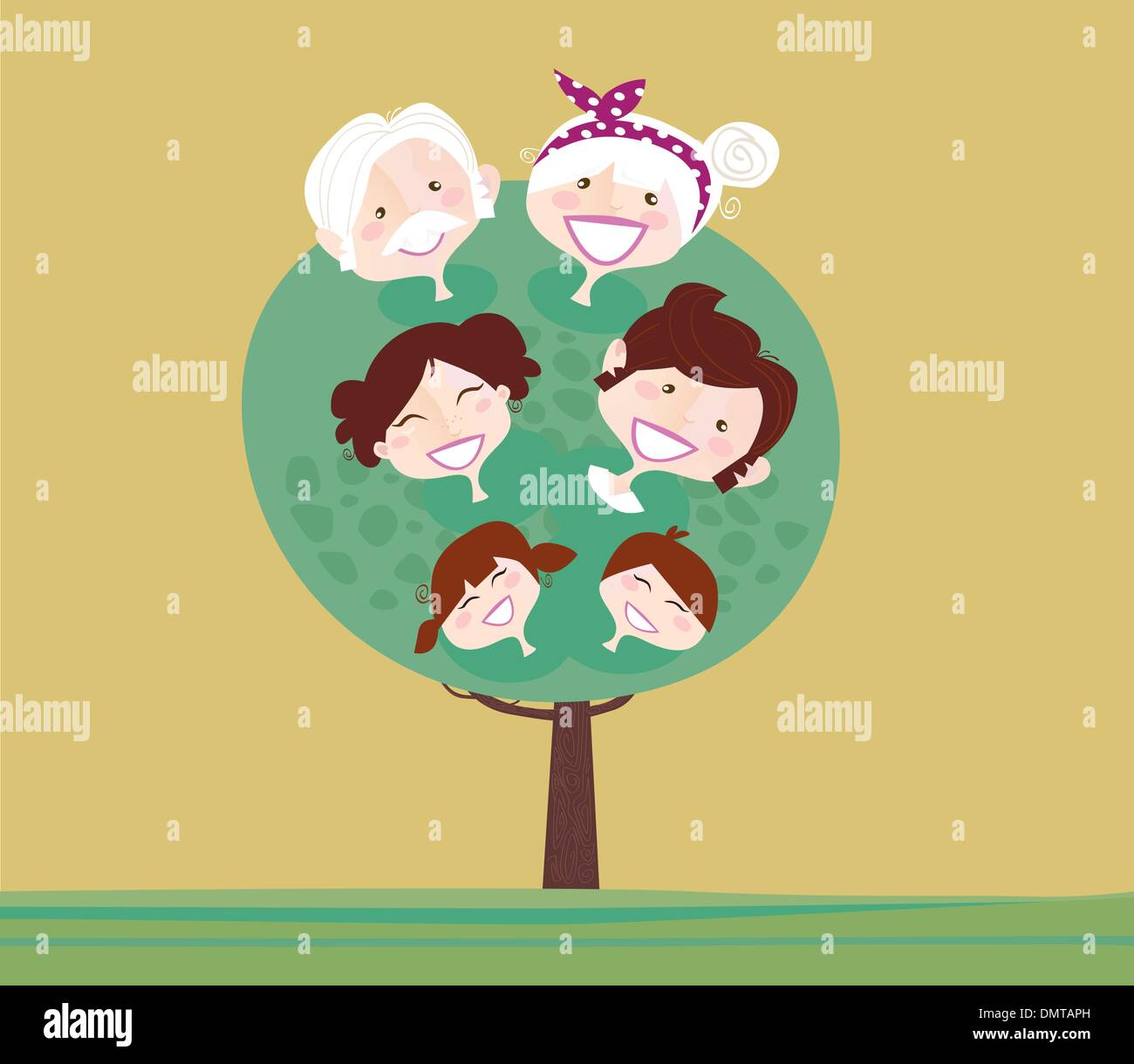 Family clan Stock Vector Images - Alamy