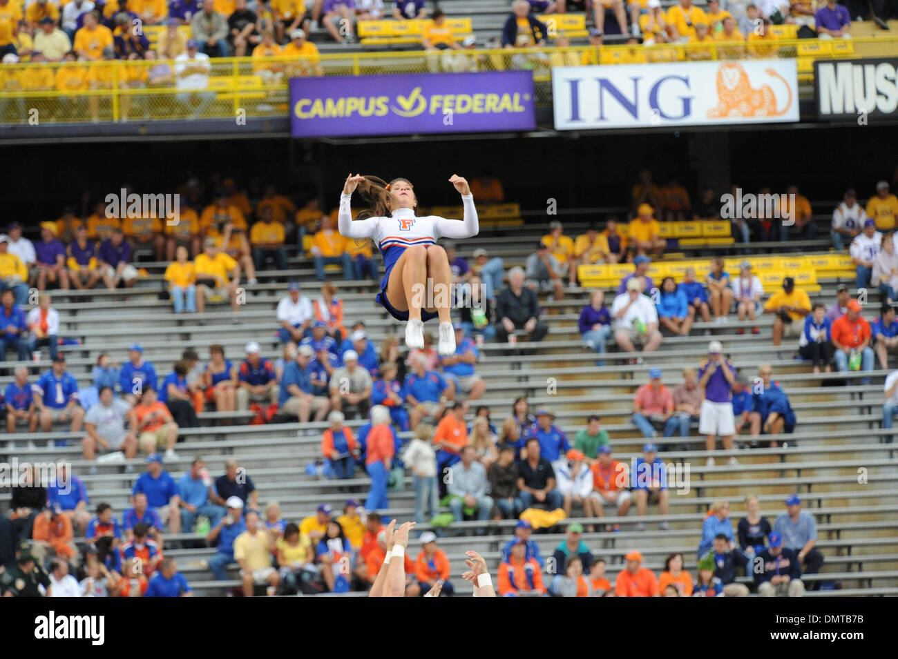 University of Florida cheerleaders during Saturday nights contest ...