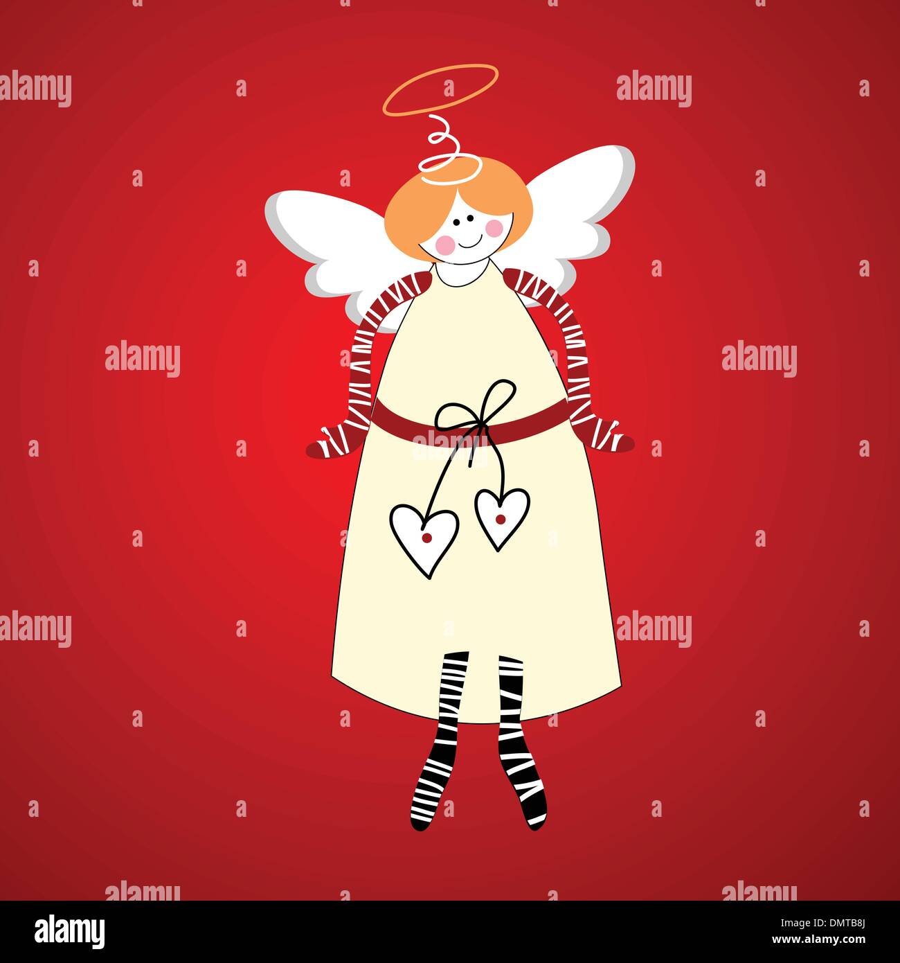 Angelic smile Stock Vector Images - Alamy