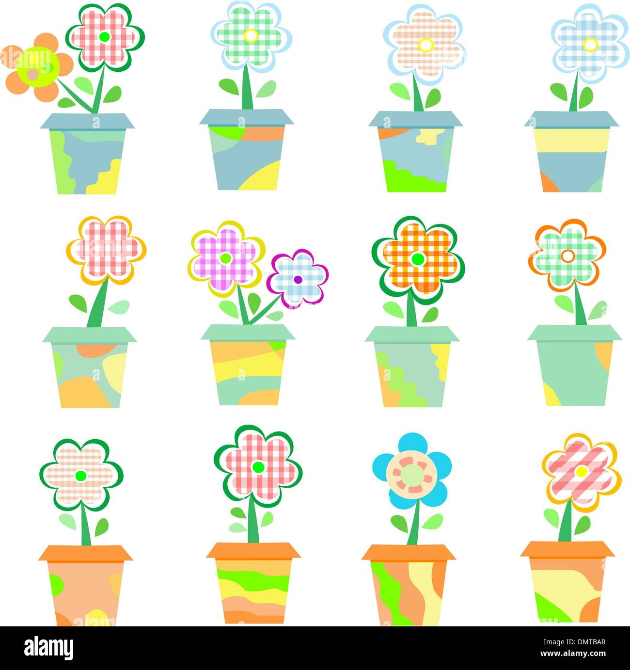 White red spring narcissus Stock Vector Images - Alamy