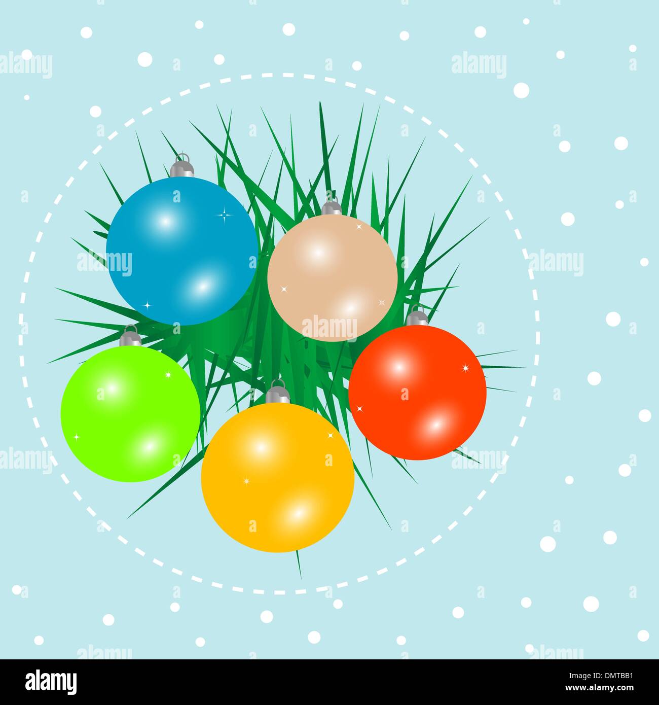 Closeup spruce tree branch Stock Vector Images - Alamy