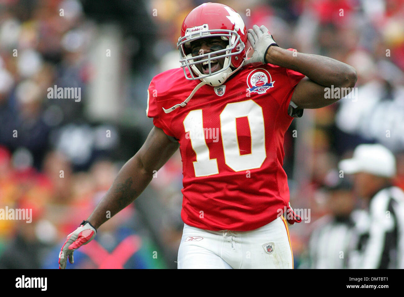 Kansas City Chiefs wide receiver Terrance Copper (10) gets pumped up ...