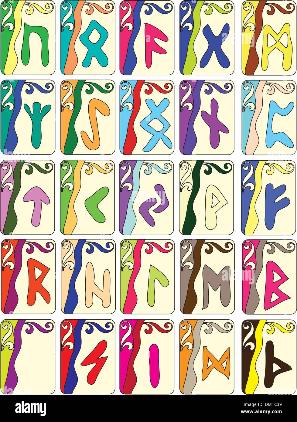 Rune vector vectors hi-res stock photography and images - Alamy