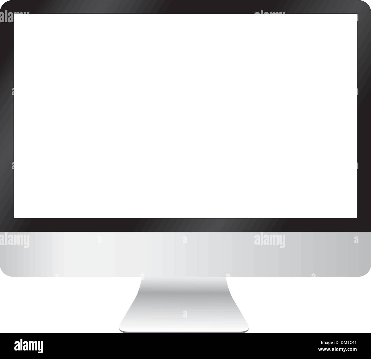 Illustration Desktop Computer Stock Vector Image & Art - Alamy