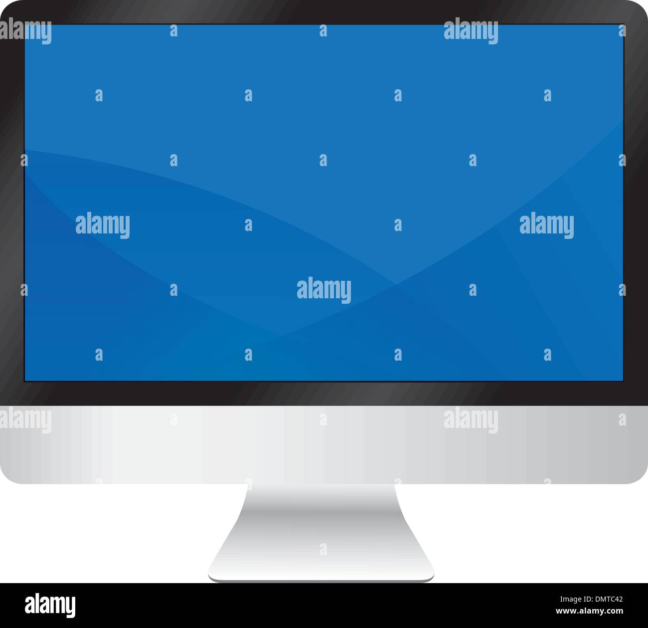 Computer work station Stock Vector Images - Alamy