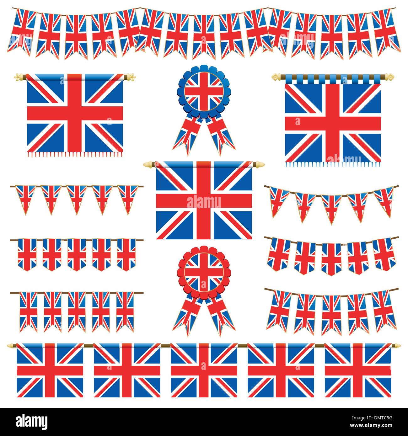 great britain banners and bunting Stock Vector Image & Art - Alamy