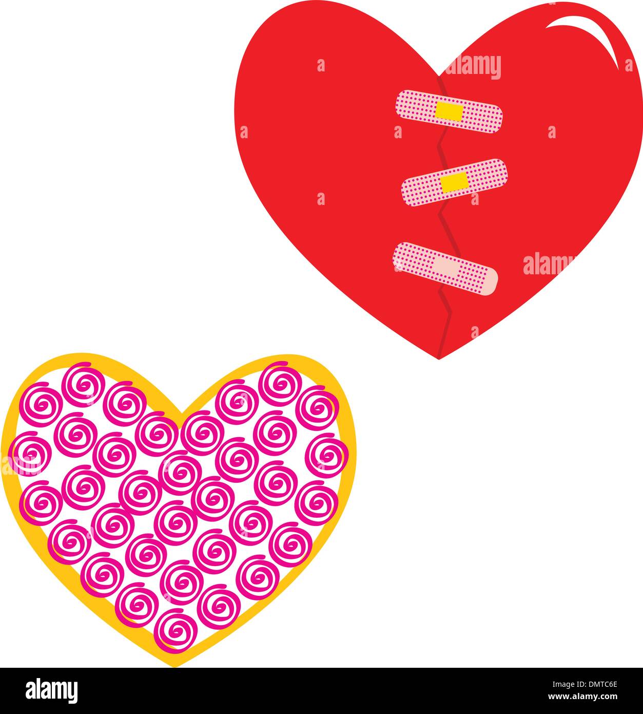 Love three Stock Vector Images - Alamy