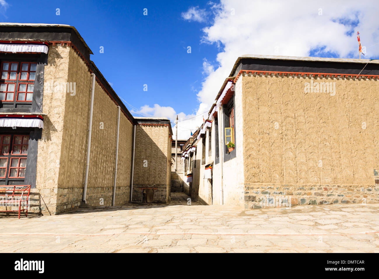 Tibetan house at Lhasa, Tibet Stock Photo - Alamy