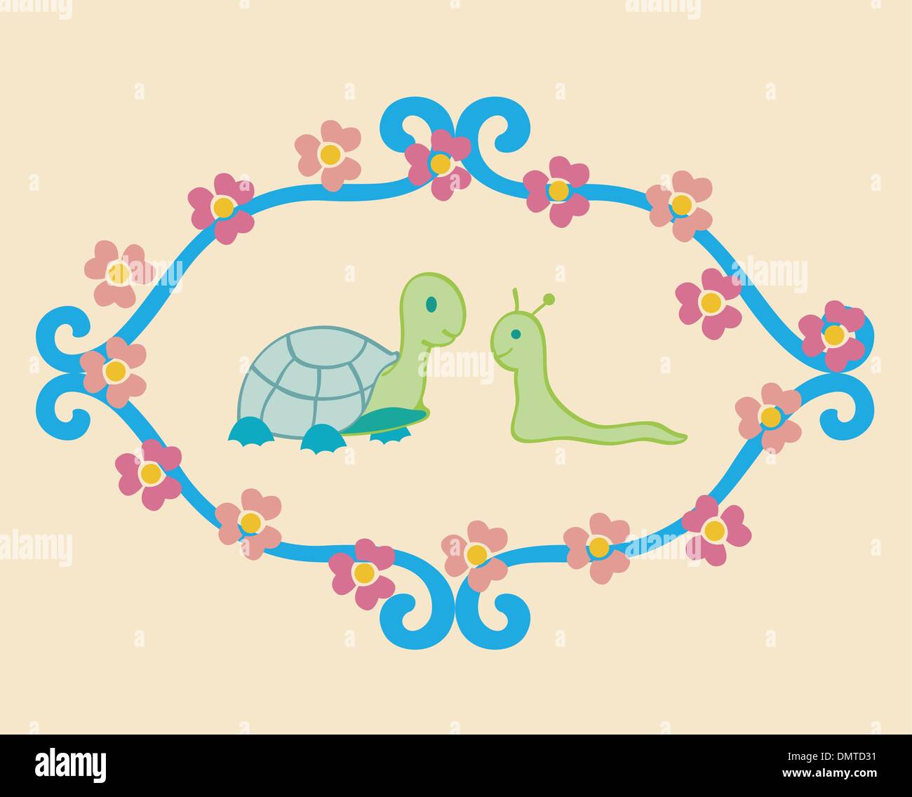 Turtle and snail Stock Vector Image & Art - Alamy