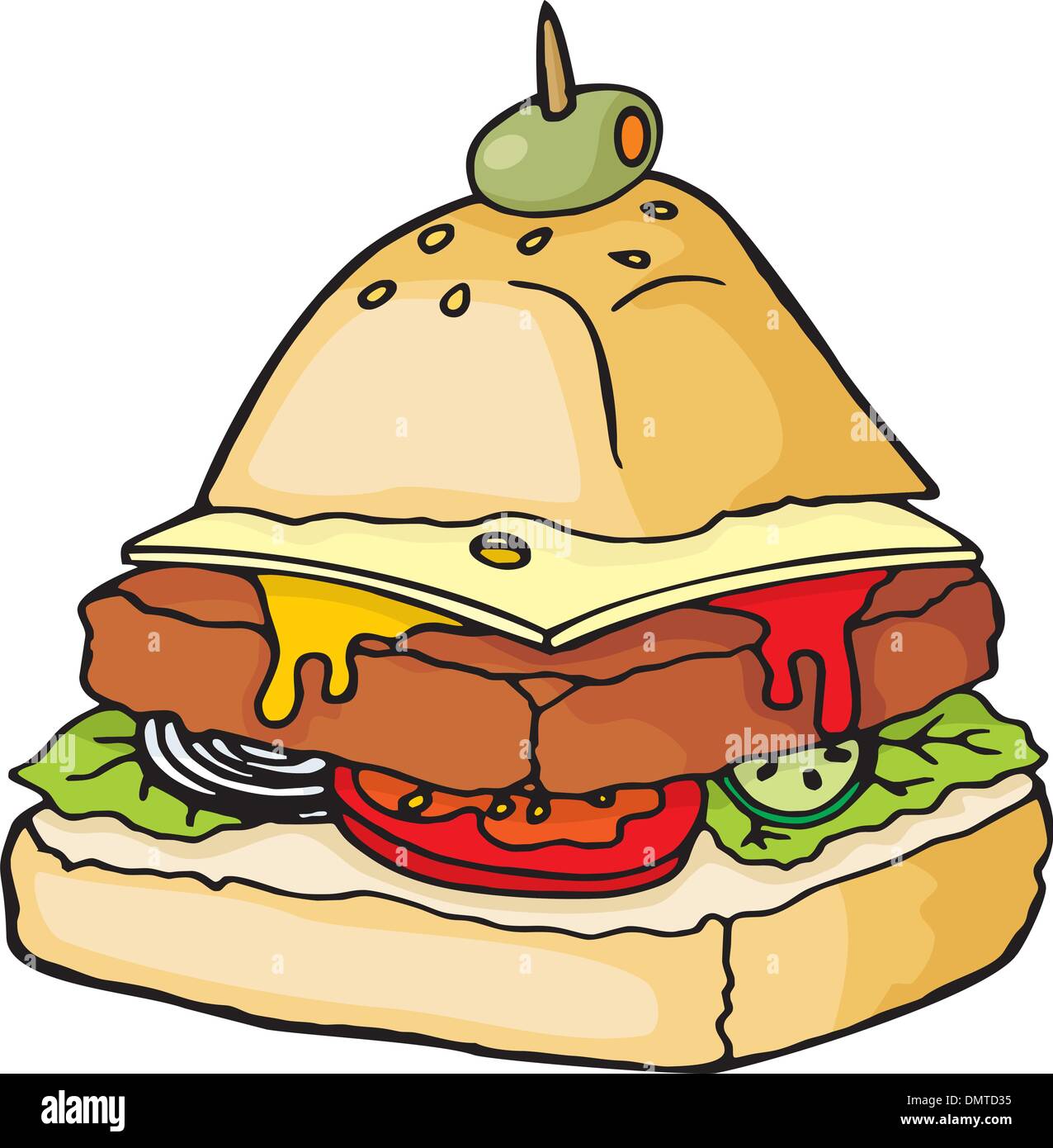 Food pyramid cartoon hi-res stock photography and images - Alamy
