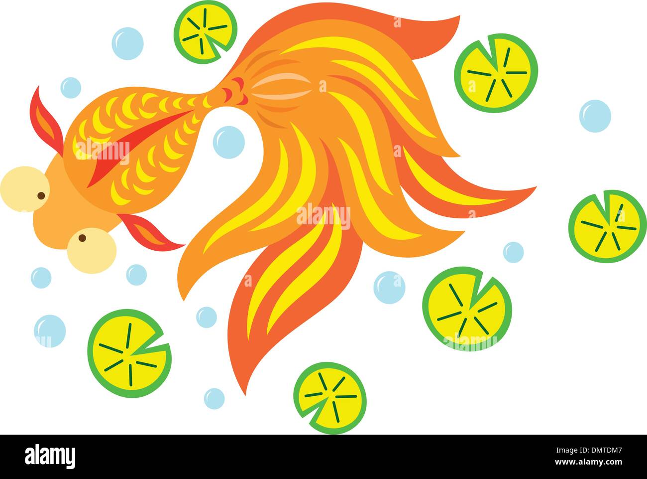 Ancient fish pond Stock Vector Images - Alamy