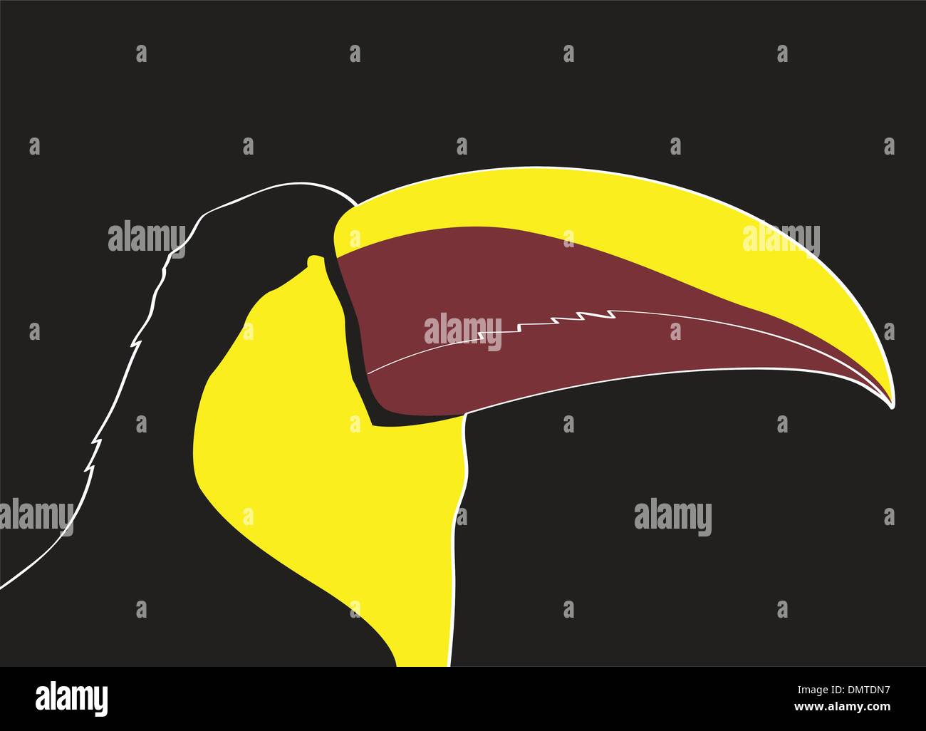 Bill of bird vector vectors hi-res stock photography and images - Alamy