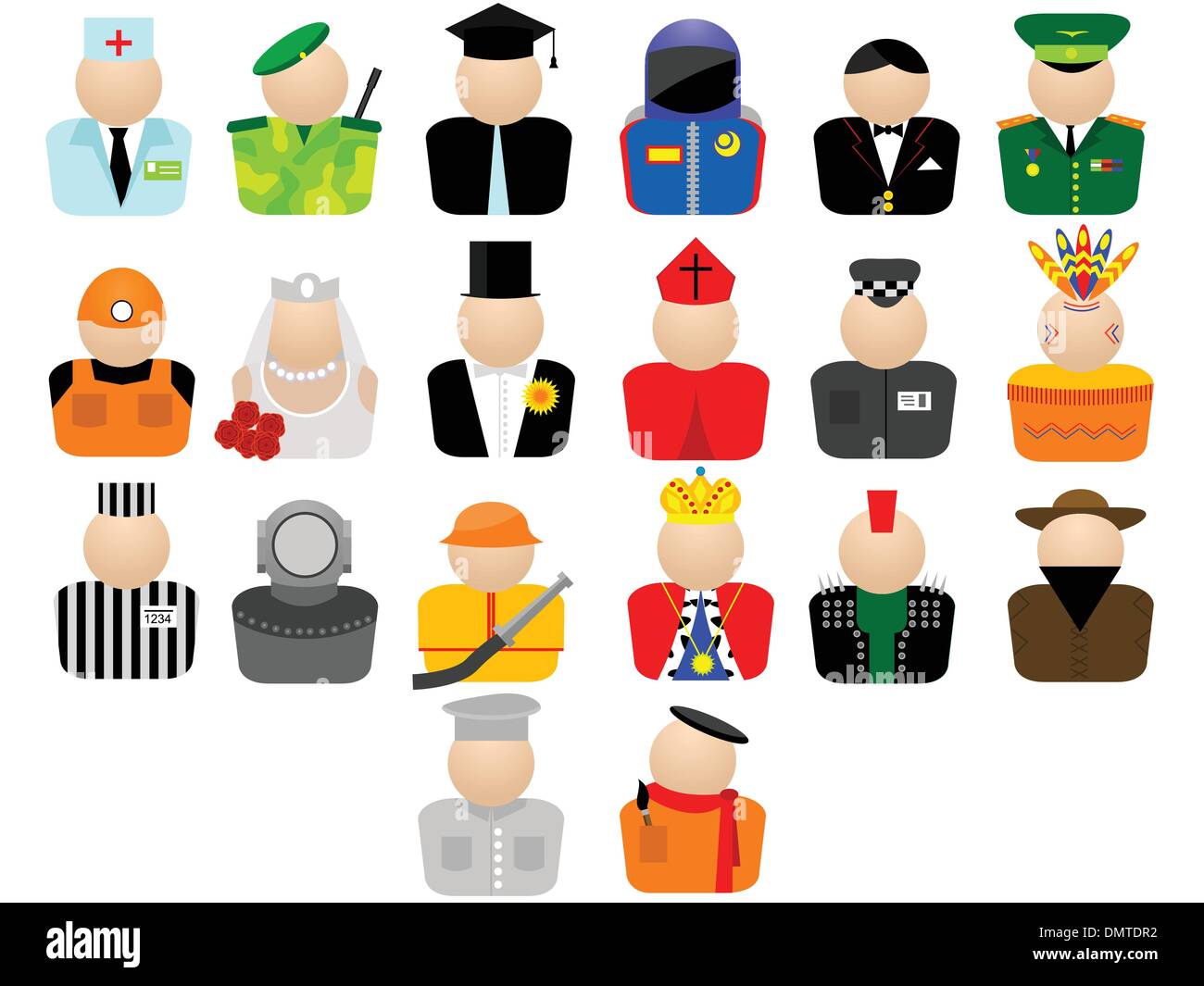 Trade icon vector person Stock Vector Images - Alamy