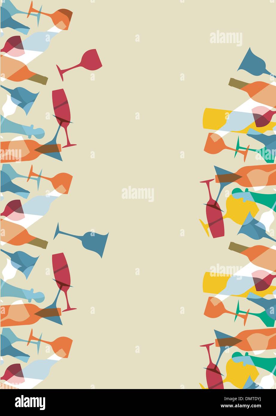 Cocktail menu design background Stock Vector Image & Art - Alamy