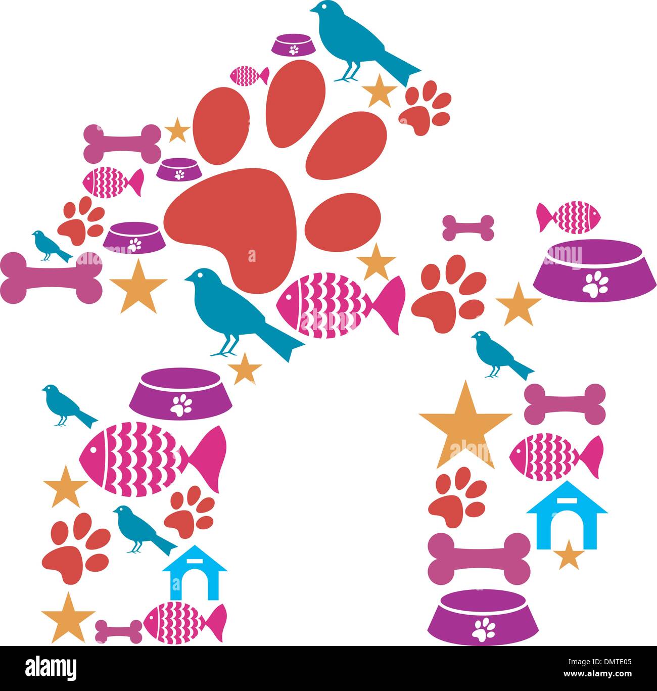 Kennel vector vectors Stock Vector Images - Alamy