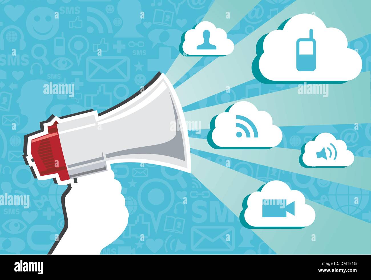 Cloud computing marketing concept Stock Vector Image & Art - Alamy