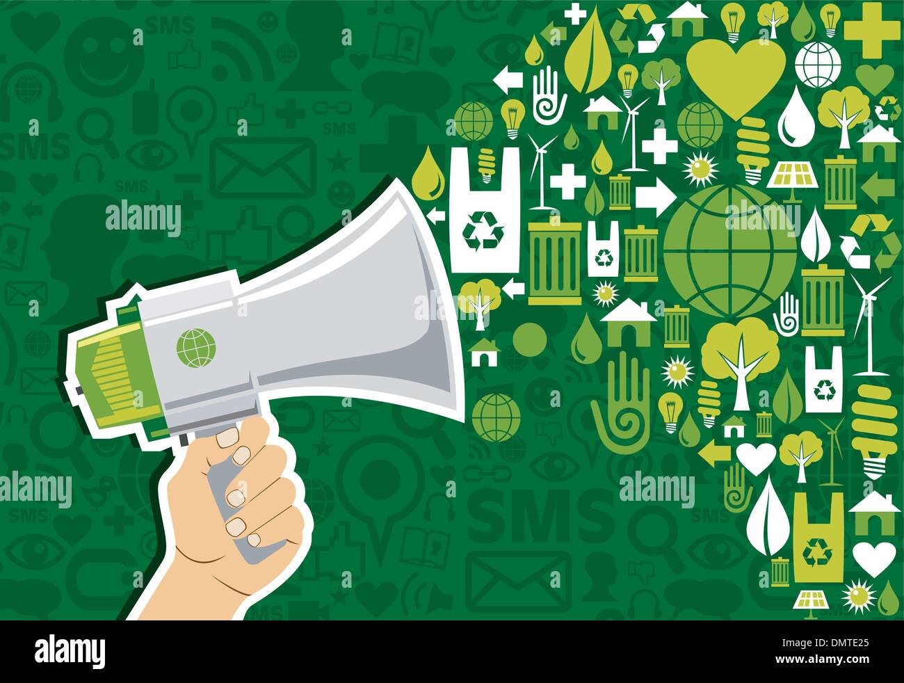 Go green social media Marketing Stock Vector Image & Art - Alamy
