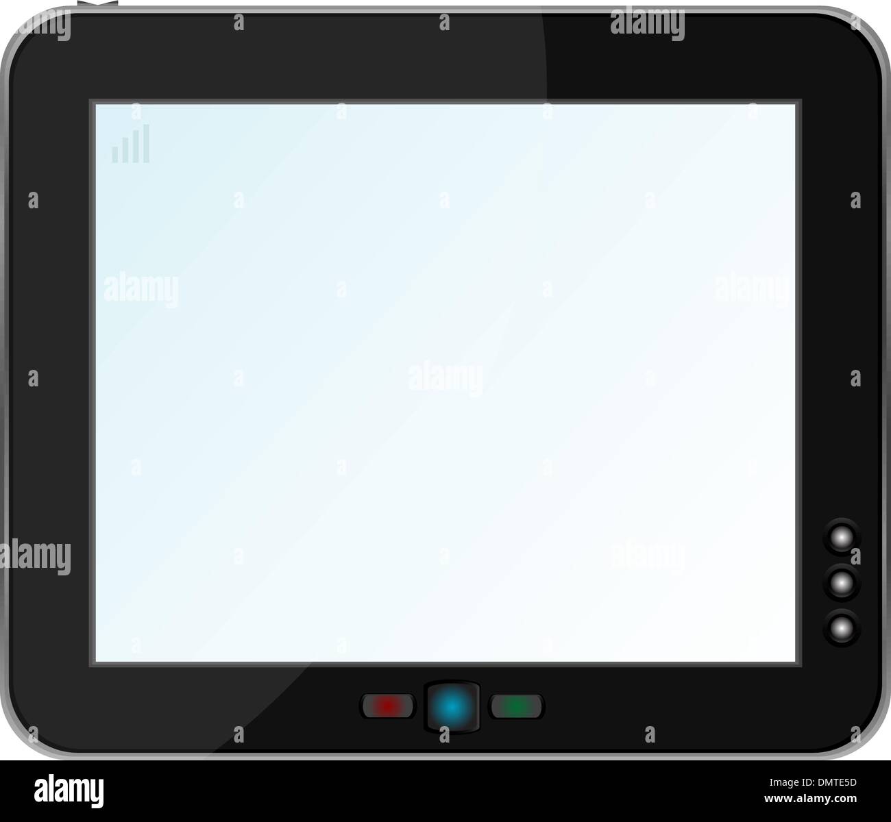 touchpad or tablet pc isolated on white Stock Vector Image & Art - Alamy