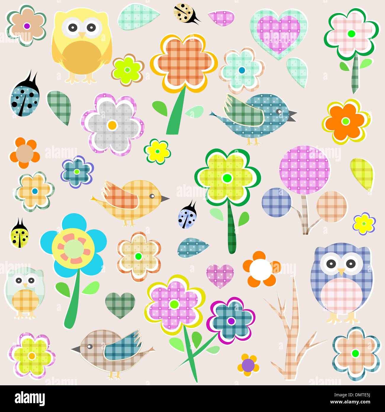 Baby girl daisy flower Stock Vector Images - Alamy