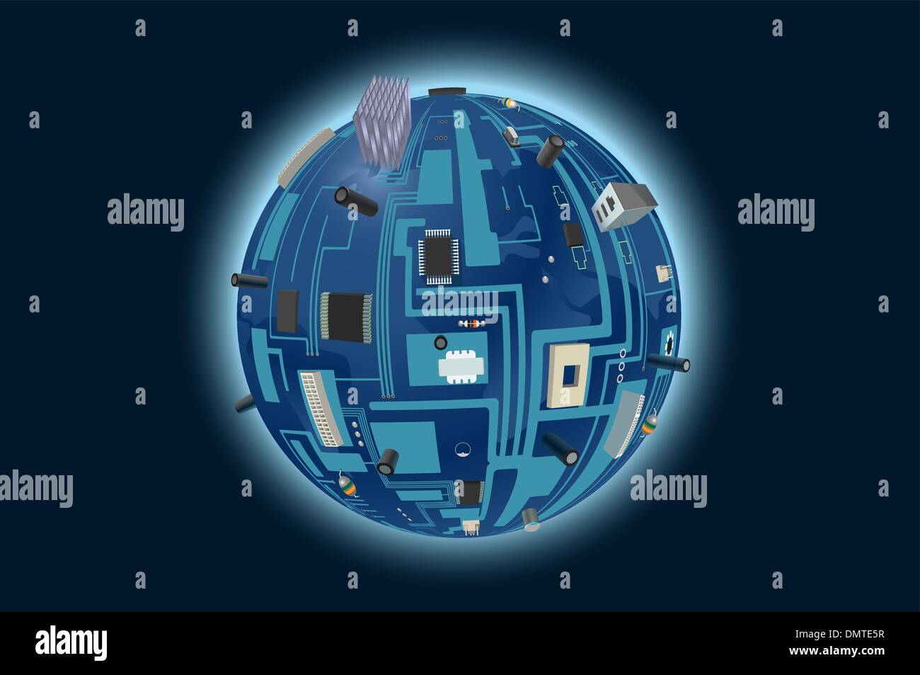 Planet digital hi-res stock photography and images - Alamy