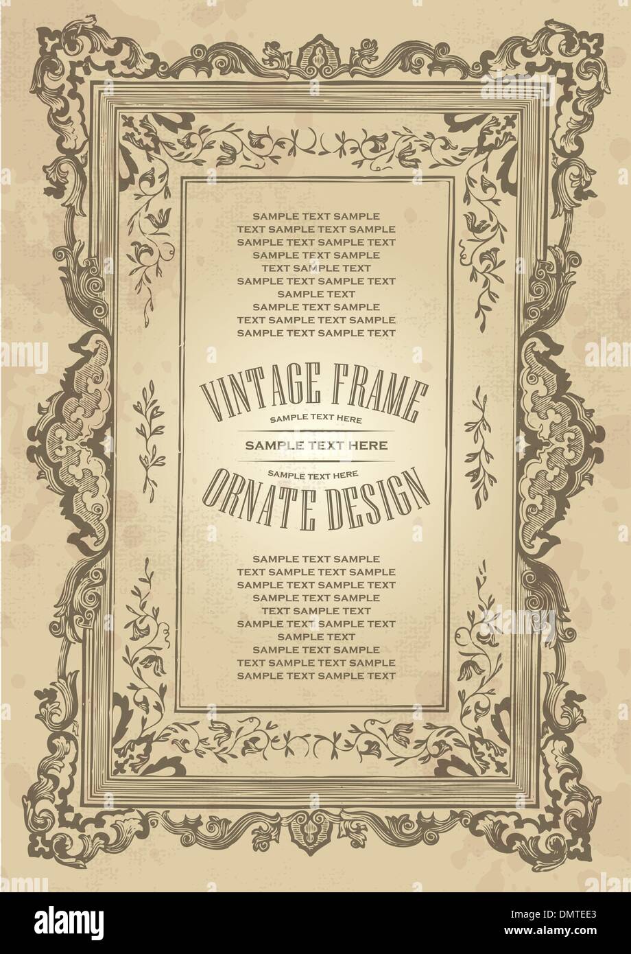 Frame design Stock Vector Images - Alamy