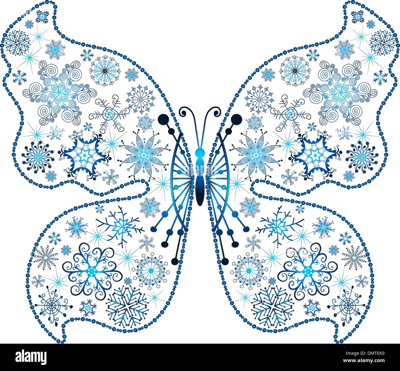 Snowflake butterfly hi-res stock photography and images - Alamy