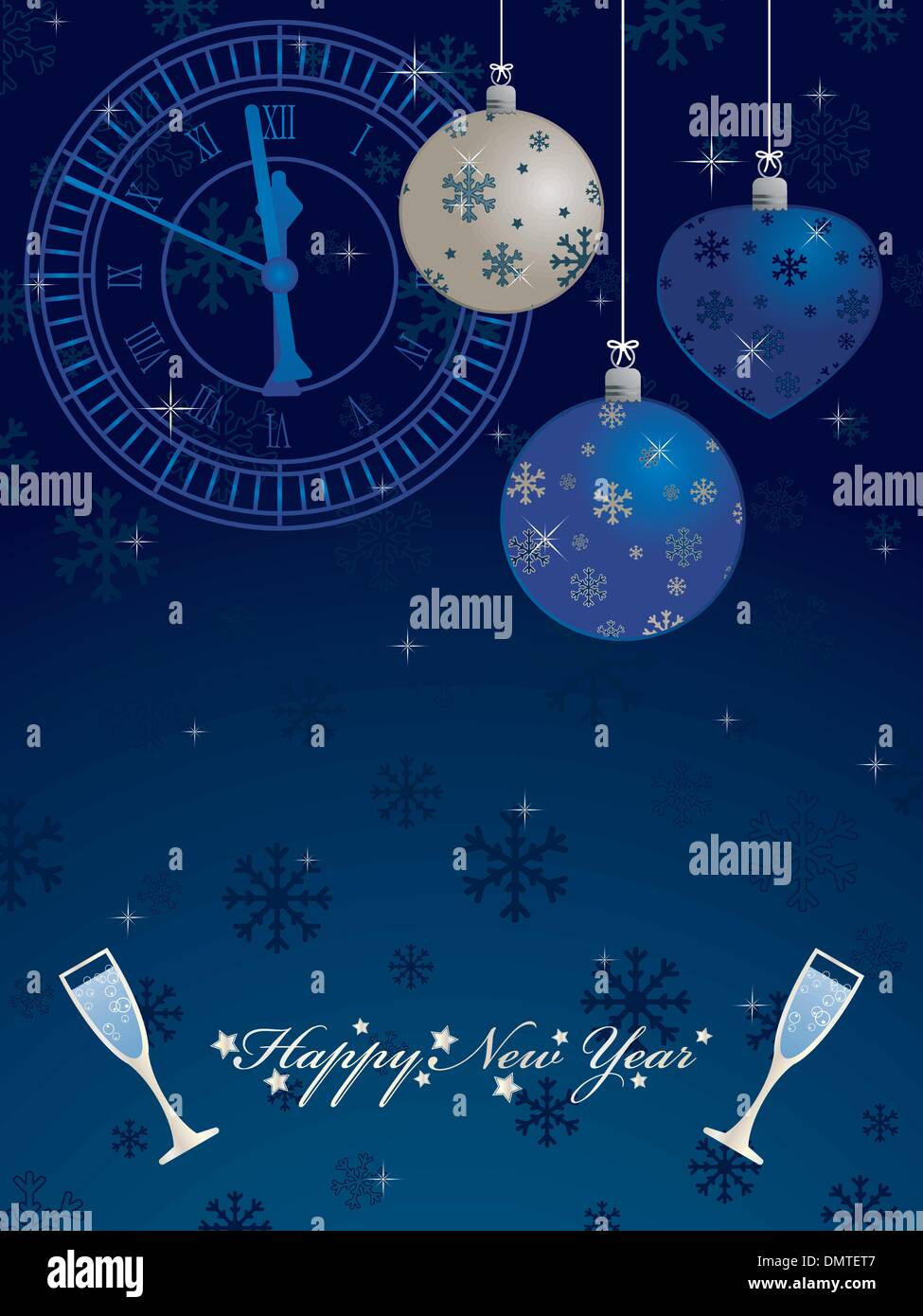 blue new years background Stock Vector Image & Art - Alamy