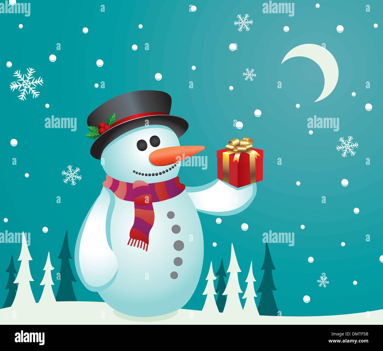 Snowball tree illustration vector Stock Vector Images - Alamy