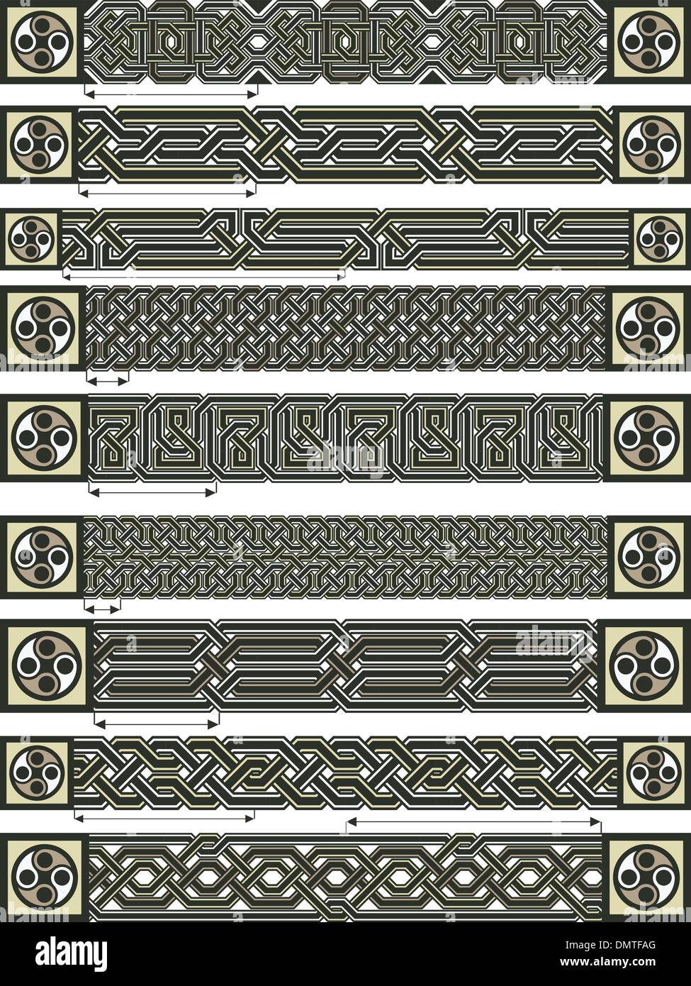 Celtic border Stock Vector Images - Alamy