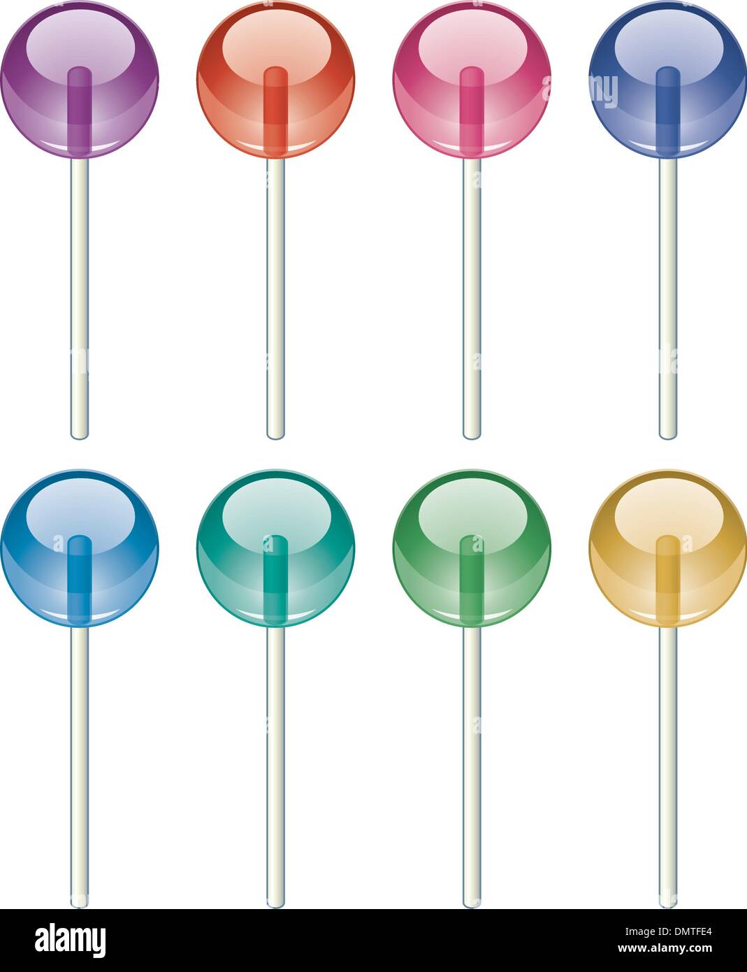 vector colorful lollipops Stock Vector Image & Art - Alamy