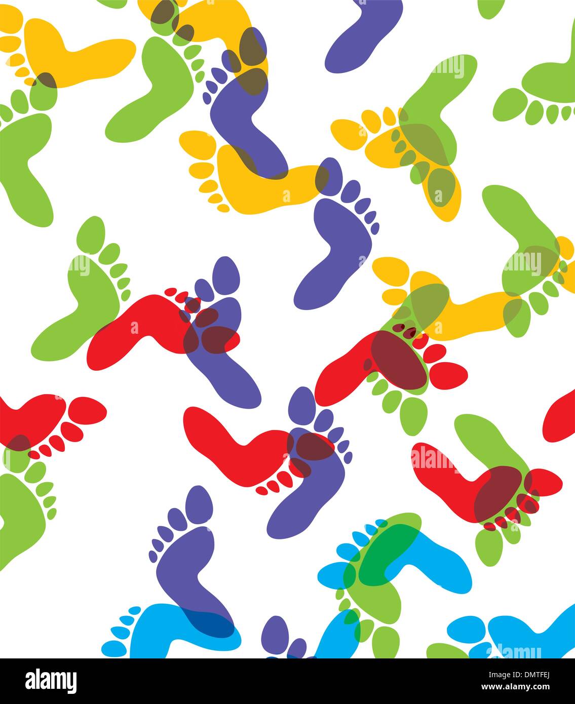 vector colorful feet background Stock Vector Image & Art - Alamy