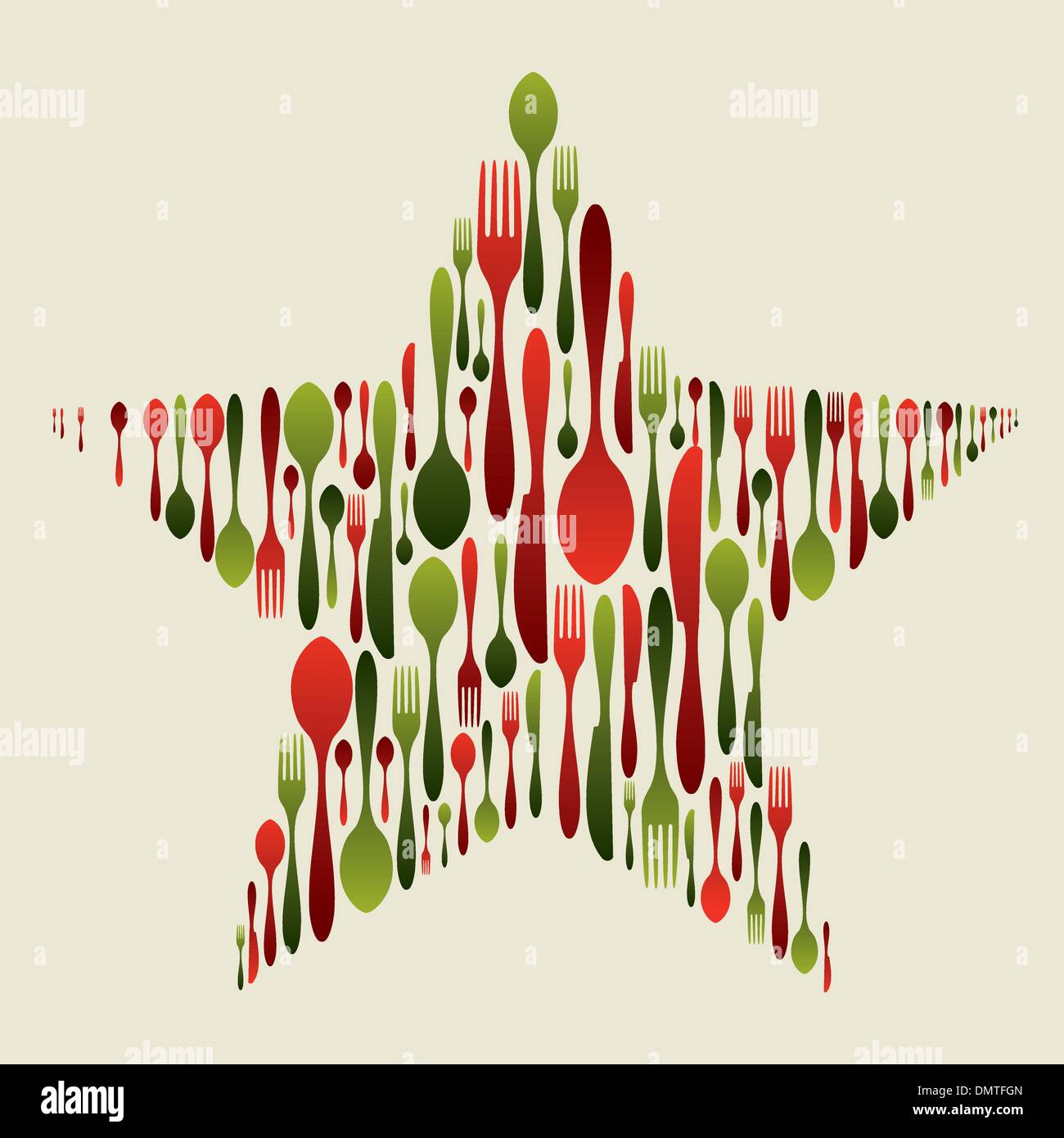 Cutlery symbol set white Stock Vector Images - Alamy