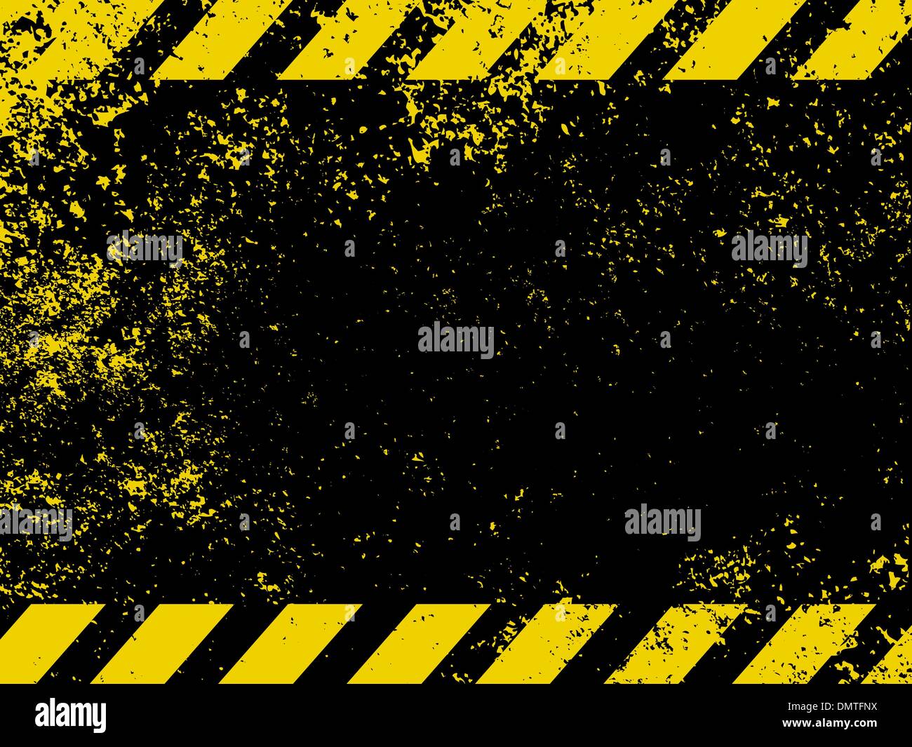 A grungy and worn hazard stripes texture. EPS 8 Stock Vector Image ...