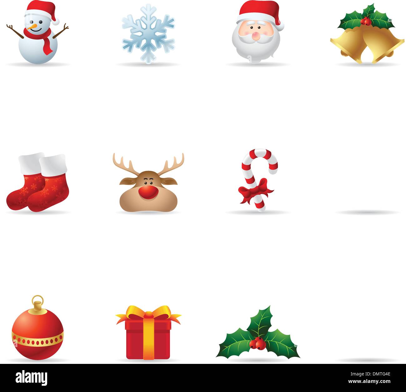 Web icons christmas Cut Out Stock Images & Pictures - Alamy