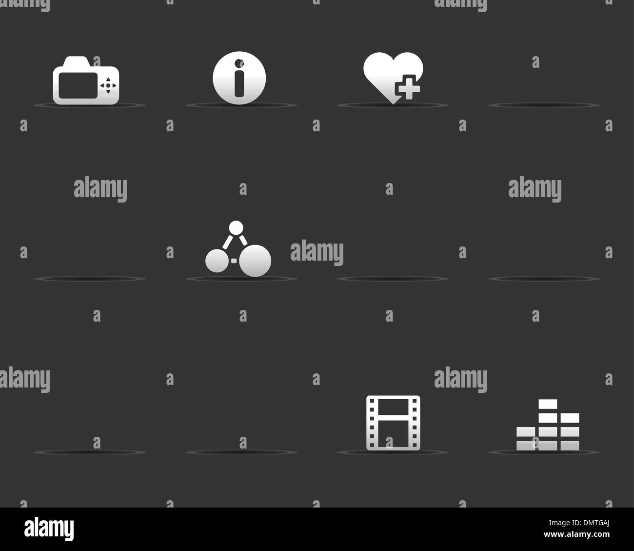 Web Icons - Personal Portfolio Stock Vector Image & Art - Alamy