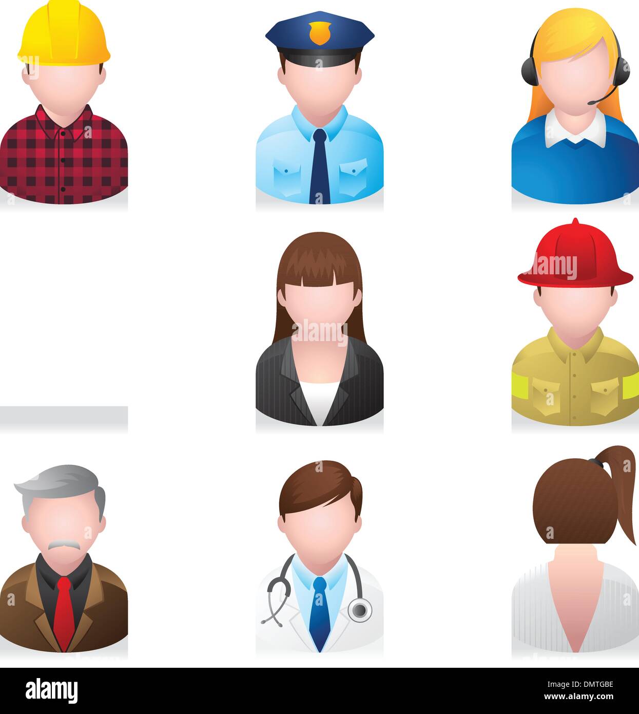 Web Icons - Professional People 2 Stock Vector Image & Art - Alamy
