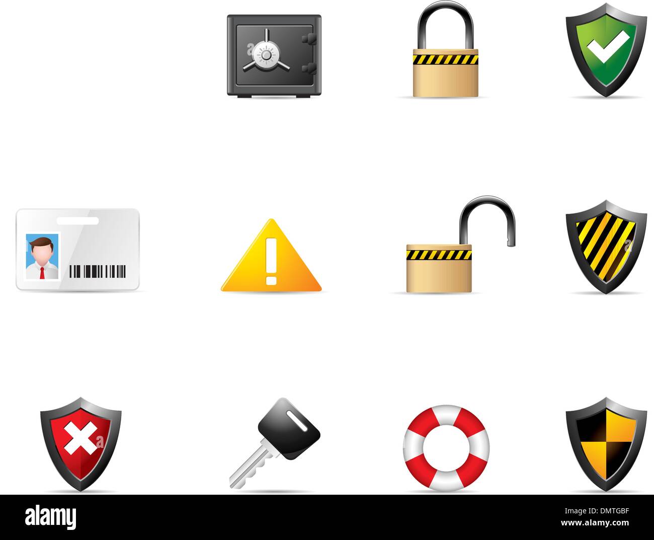 Site safety icons Stock Vector Images - Alamy