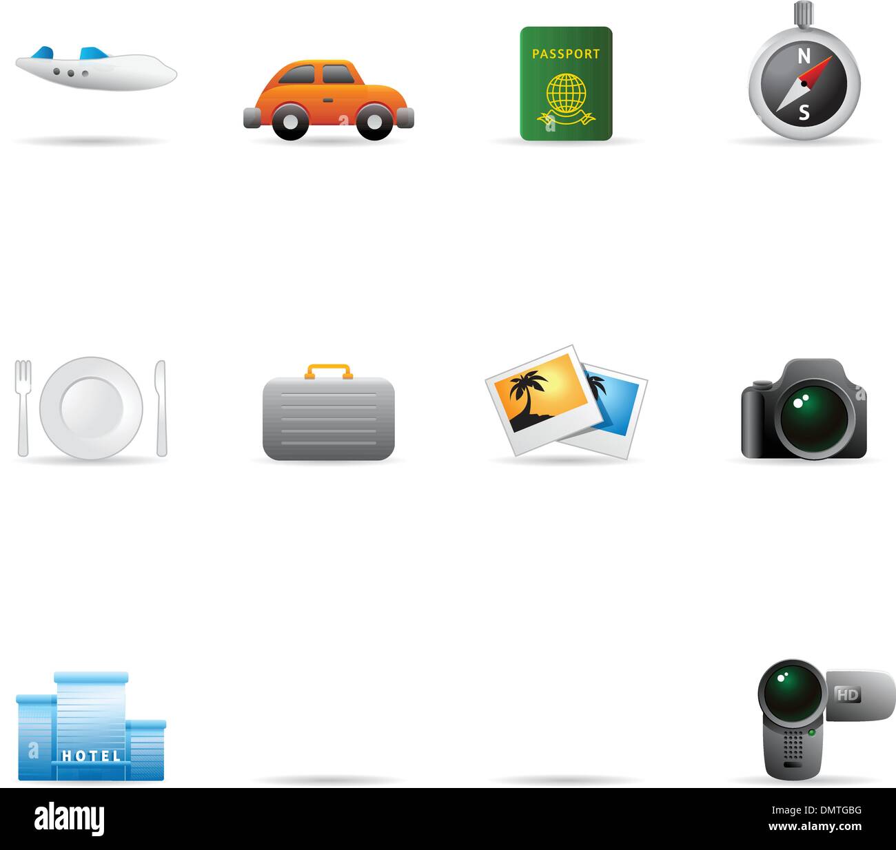 Web Icons - Travel Stock Vector Image & Art - Alamy